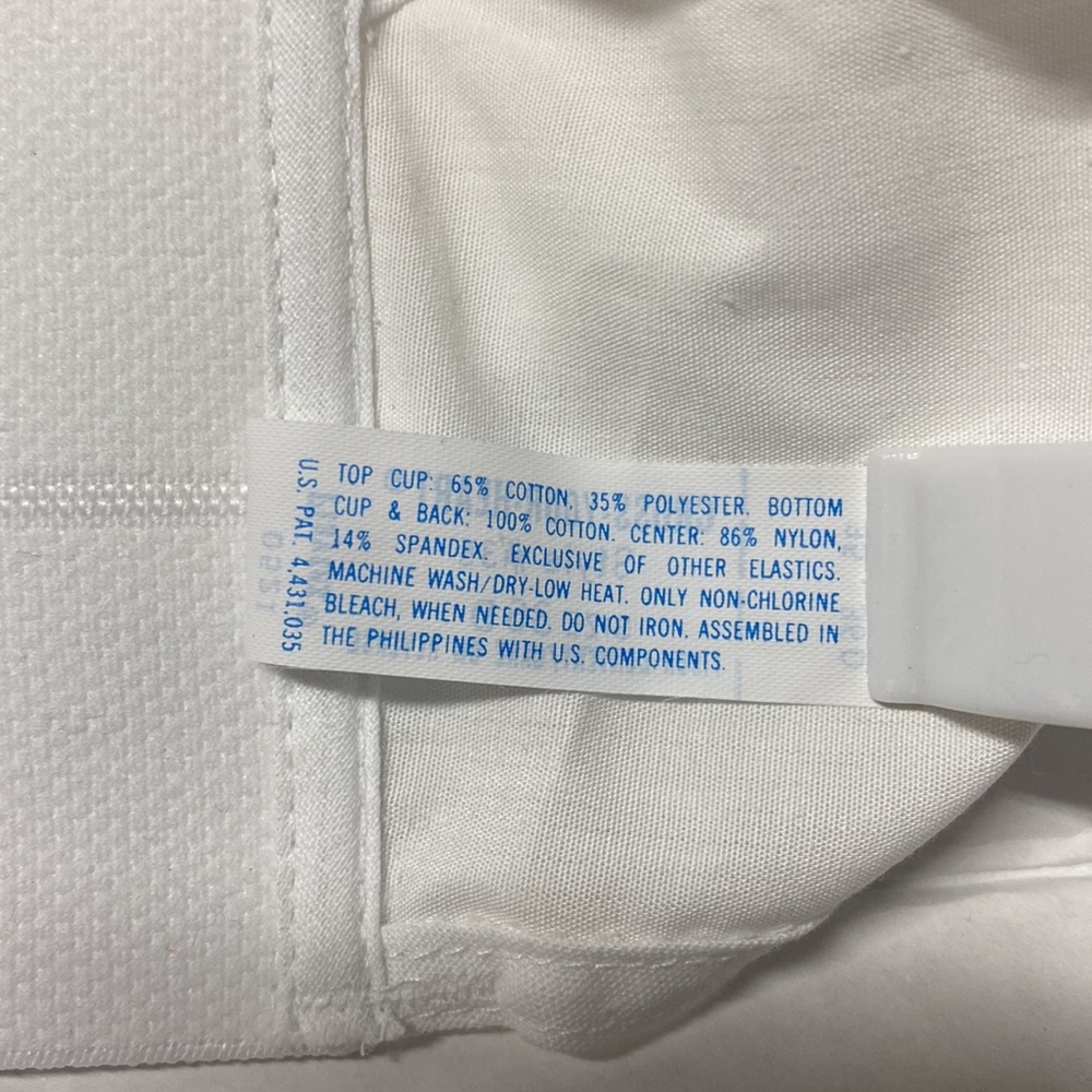 Vintage Playtex Cross Your Heart Cotton Bra 36d - Gem